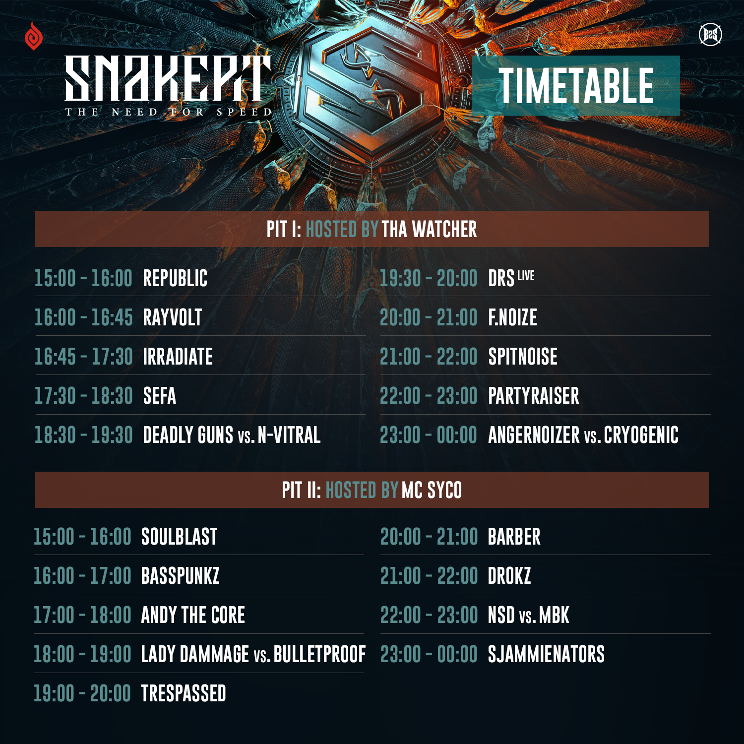 This is the final info for Snakepit 2021! - Snakepit 2025